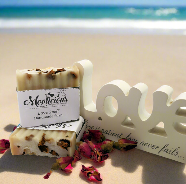 Love Spell Handmade Soap | Moolicious Soaps & Candles | Australia