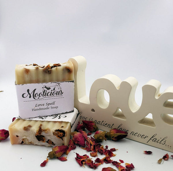 Love Spell Handmade Soap | Moolicious Soaps & Candles | Australia